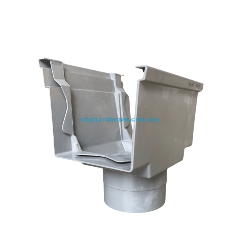 G100 Gutter Spout Head (Grey) - chghardware