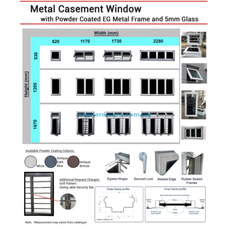 Metal Casement Window - chghardware