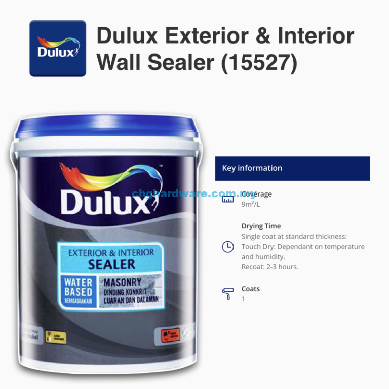 DULUX Inspire Exterior & Interior 15527 Wall Sealer - chghardware