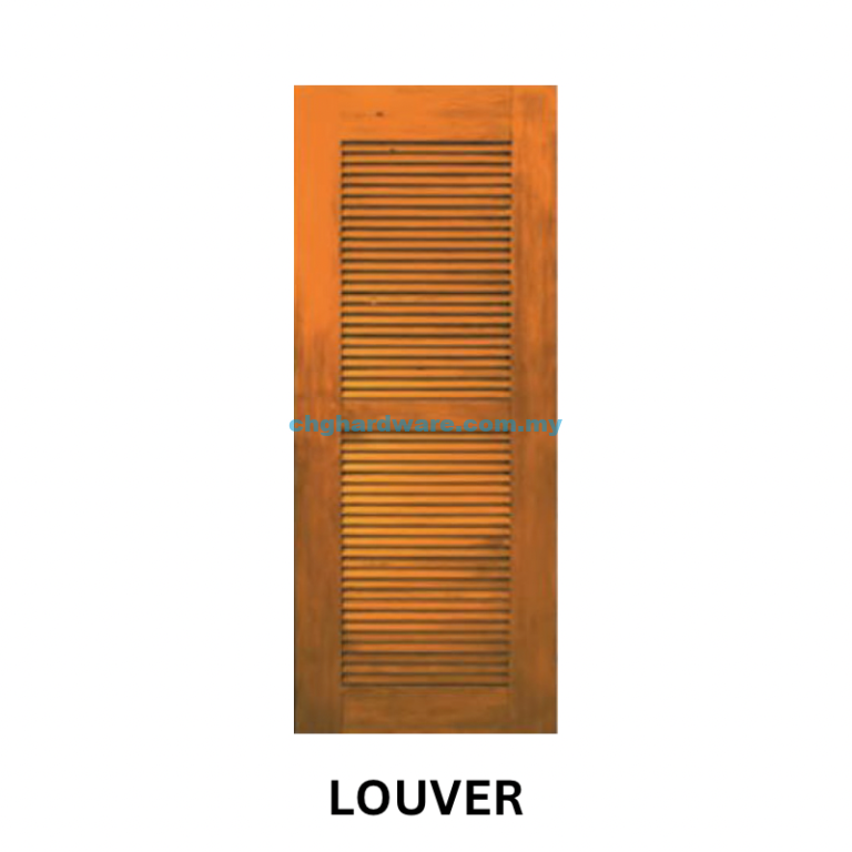 LOUVER Solid Wooden Door - chghardware